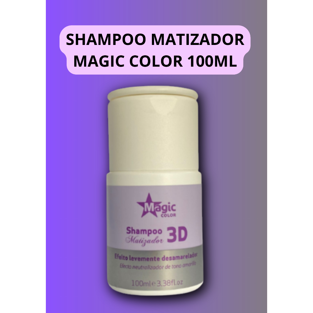 Shampoo Matizador 3D 100ml Magic Color | Shopee Brasil