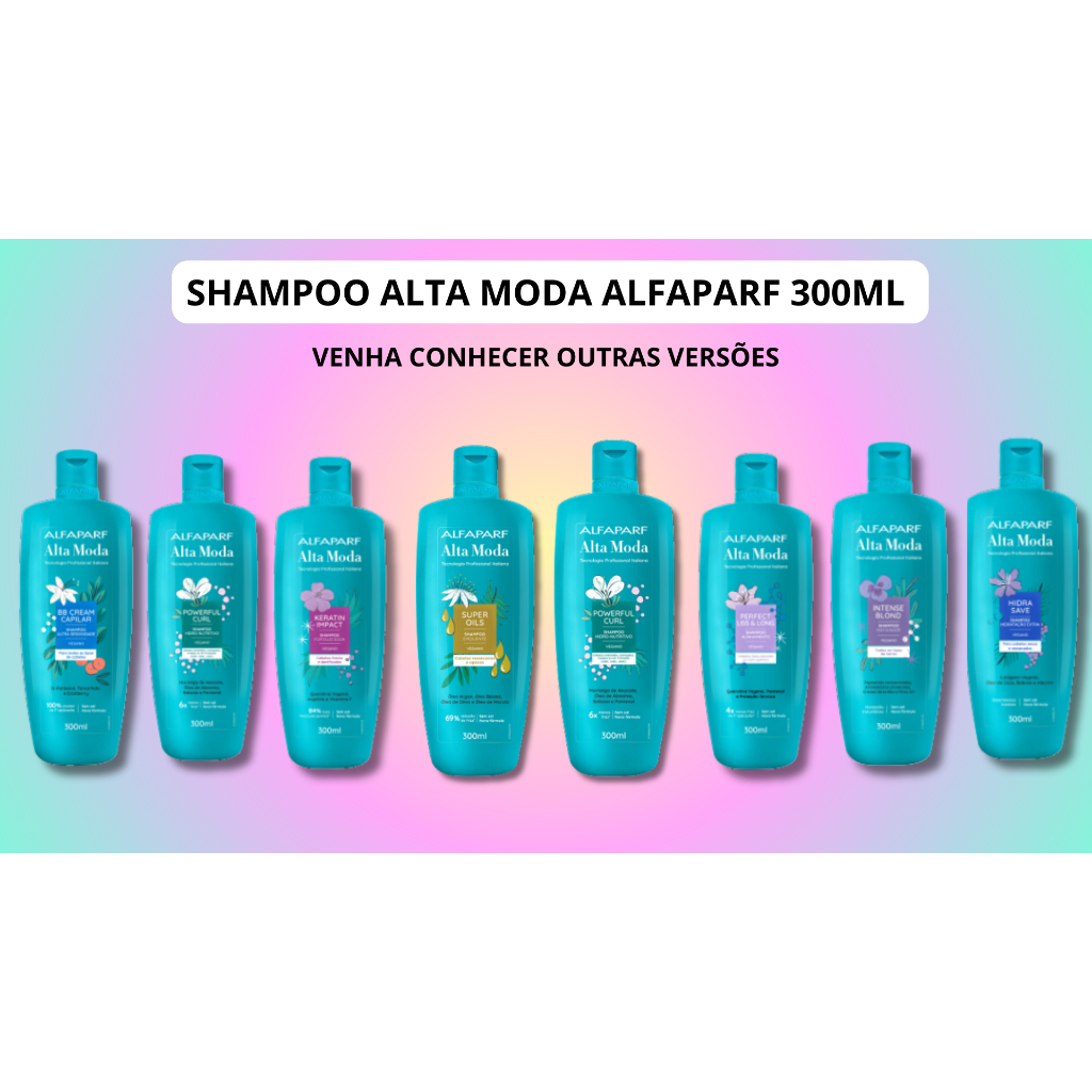 Shampoo Alta Moda Alfaparf 300ml | Shopee Brasil
