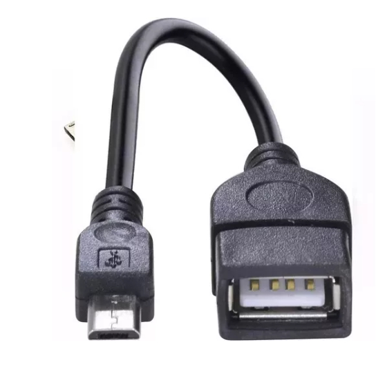 Cabo Adaptador Otg Micro-Usb (V8) | Shopee Brasil