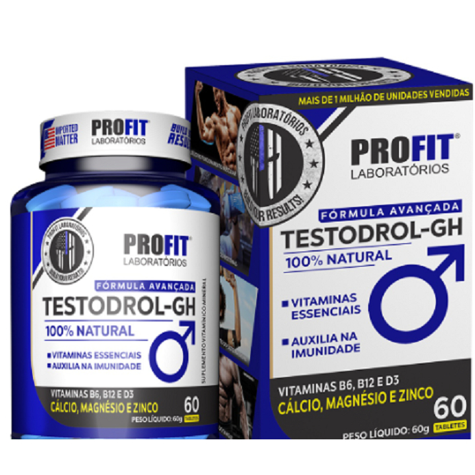 Testodrol Gh - Pote 60 Tabletes - Profit | Shopee Brasil