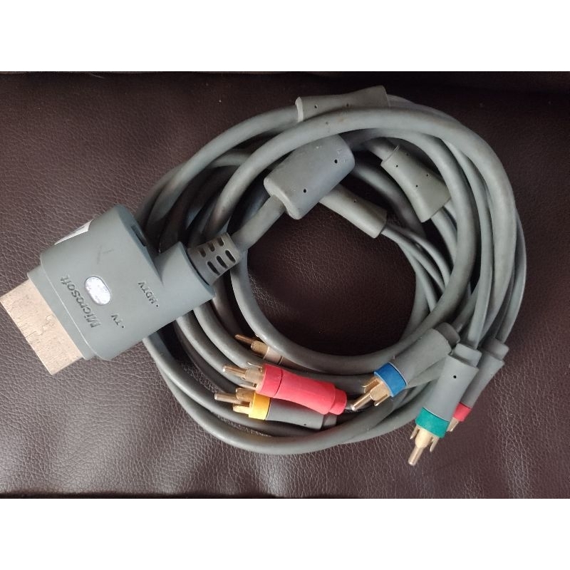 Cabo vídeo componente para Xbox 360 original | Shopee Brasil