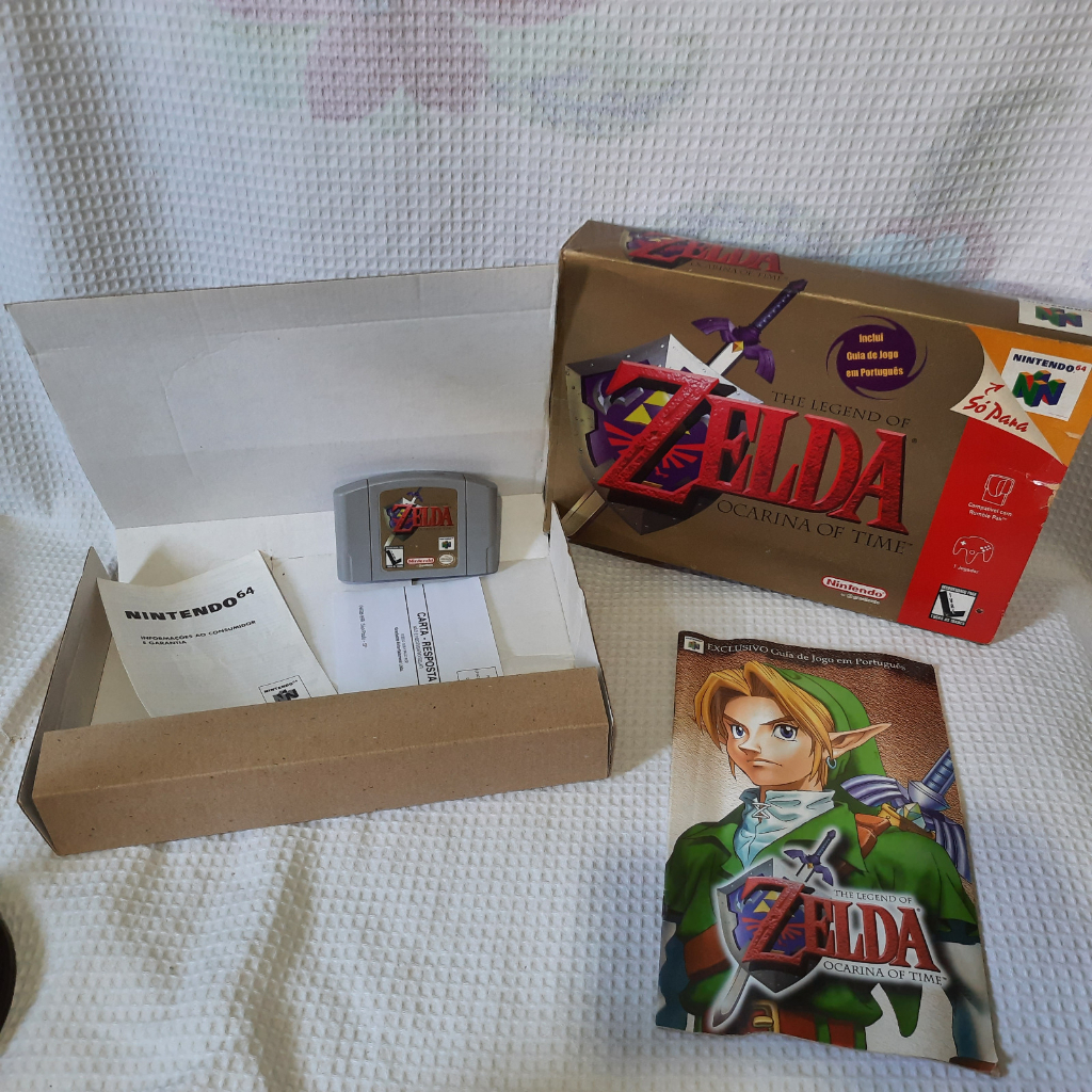 jogo n64 zelda ocarina of time long box original - Escorrega o Preço