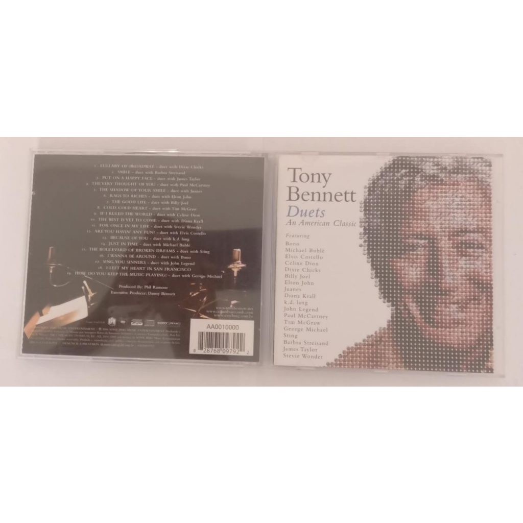 CD Tony Bennett Duets an American Classic | Shopee Brasil