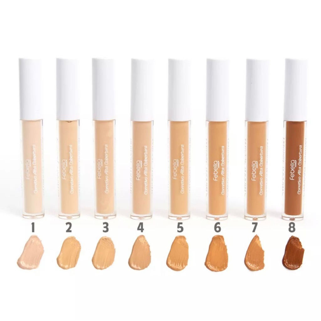 Corretivo de Alta Cobertura Smooth Feeling Febella CL | Shopee Brasil
