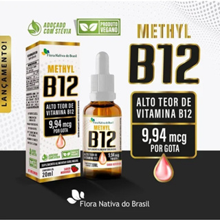 Vitamina B12 Sublingual Metilcobalamina 9,94 Mcg Fnb 20ml | Shopee Brasil