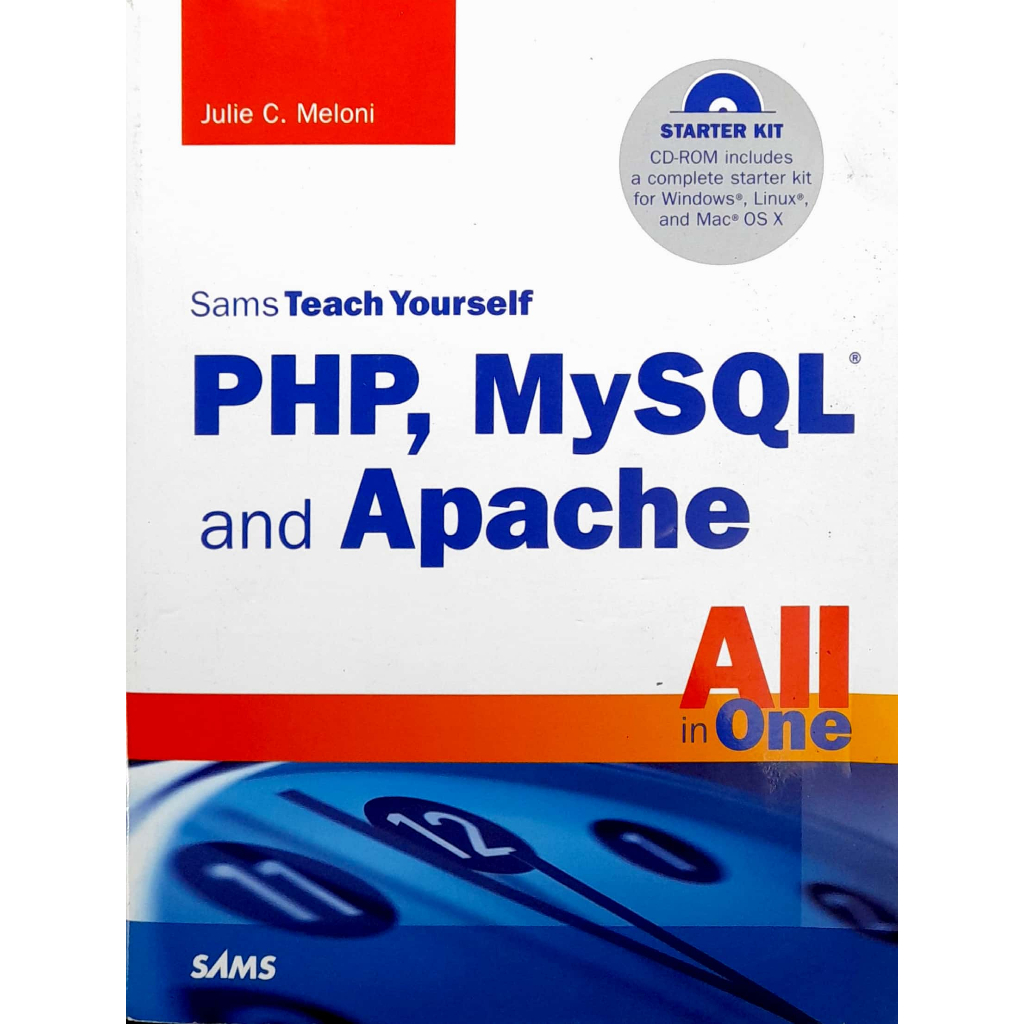 Livro Php mysql and apache Julie C Meloni Sams | Shopee Brasil