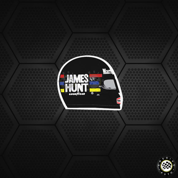 Adesivo Capacete James Hunt 1976 Sticker | Shopee Brasil