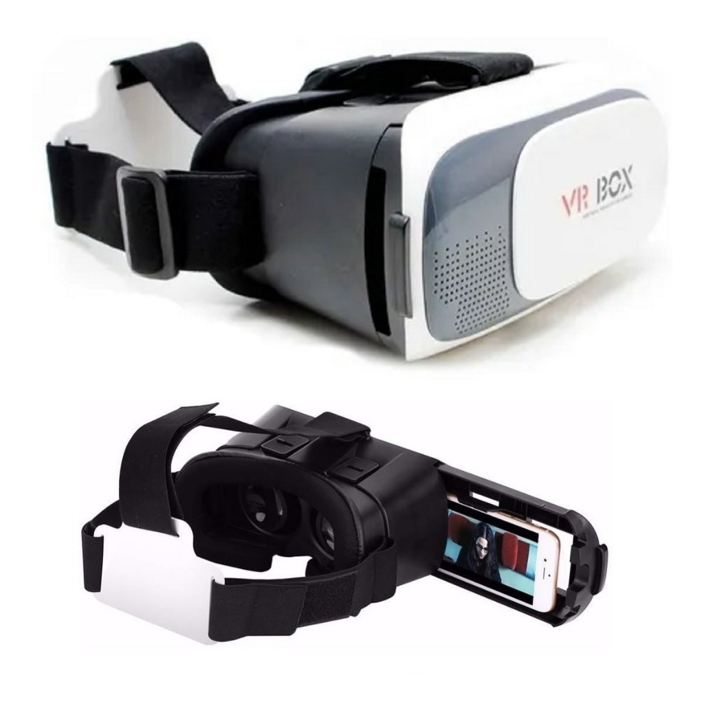 Óculos Vr Box 3D Realidade Virtual com Controle Bluetooth para Celular e Eletrônicos | Shopee Brasil