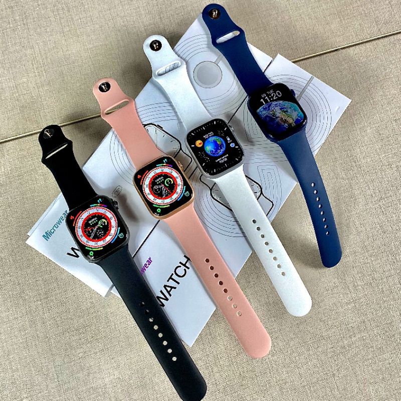 smartwatch série 8 W38 pro Nfc faz e recebe ligações | Shopee Brasil