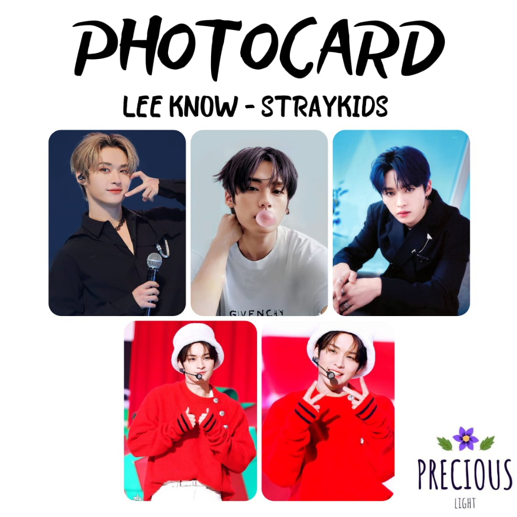 Photocard KPOP LEE KNOW - Straykids | Shopee Brasil