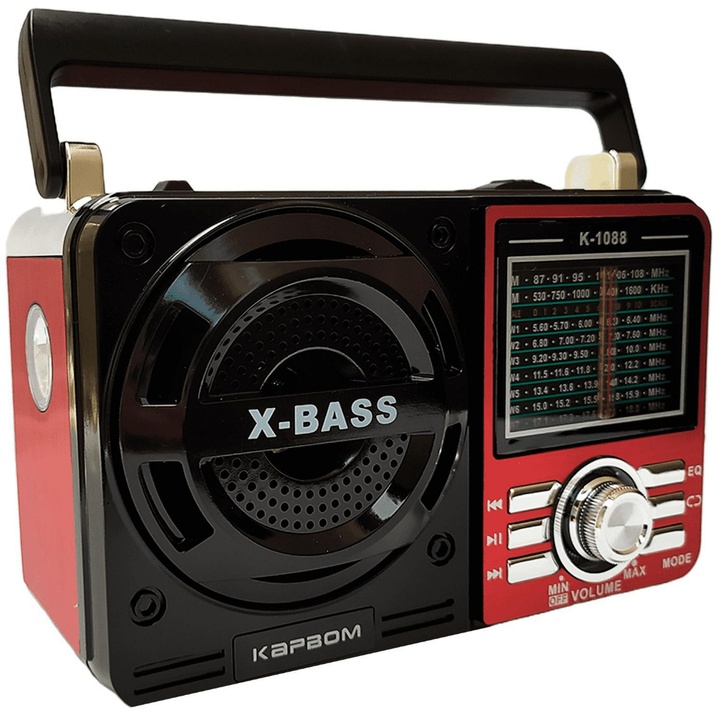 Radio Portatil Retrô Bluetooth Potente Mp3 Usb Cartao Sd Pen Drive MK-1088 | Shopee Brasil