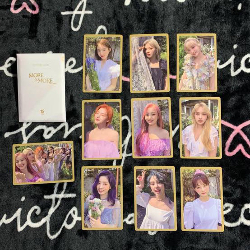 Photocard twice more & more POB oficial once kpop | Shopee Brasil