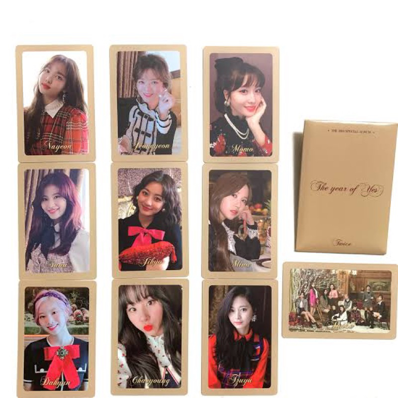 Photocard twice POB oficial the year of yes once kpop | Shopee Brasil