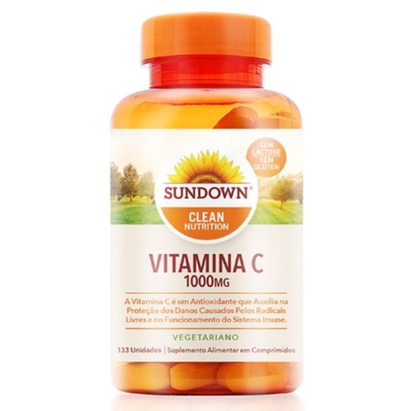 Vitamina C 1000mg Sundown 133 comprimidos | Shopee Brasil