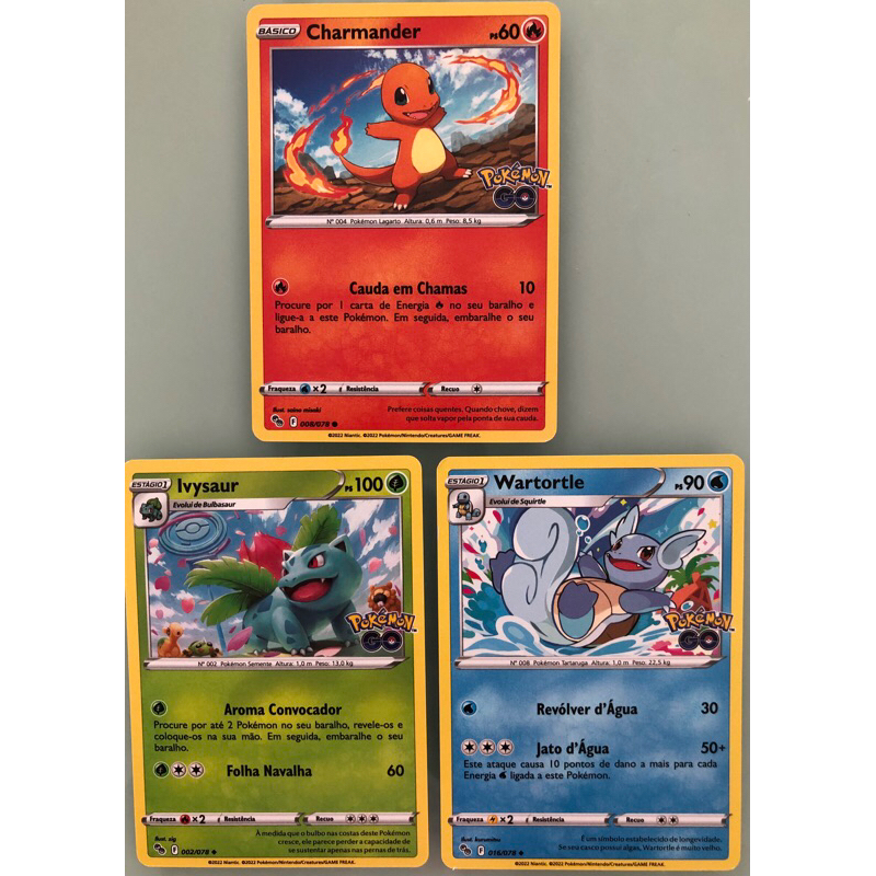 Kit 03 cartas Pokémon! | Shopee Brasil
