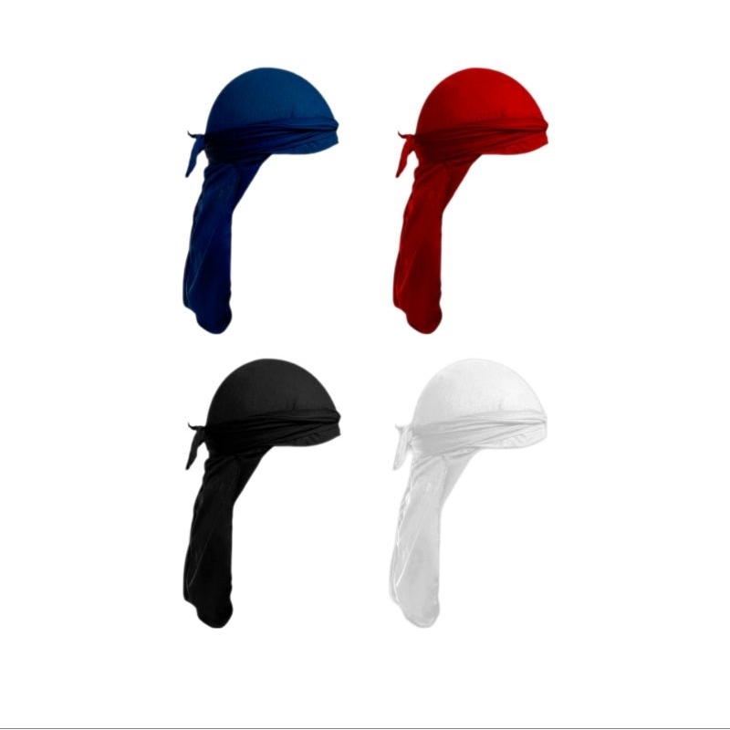 KIT 2 DURAG WAVES Bandana Durag Preta Touca 360waves Dureg Hiphop ...