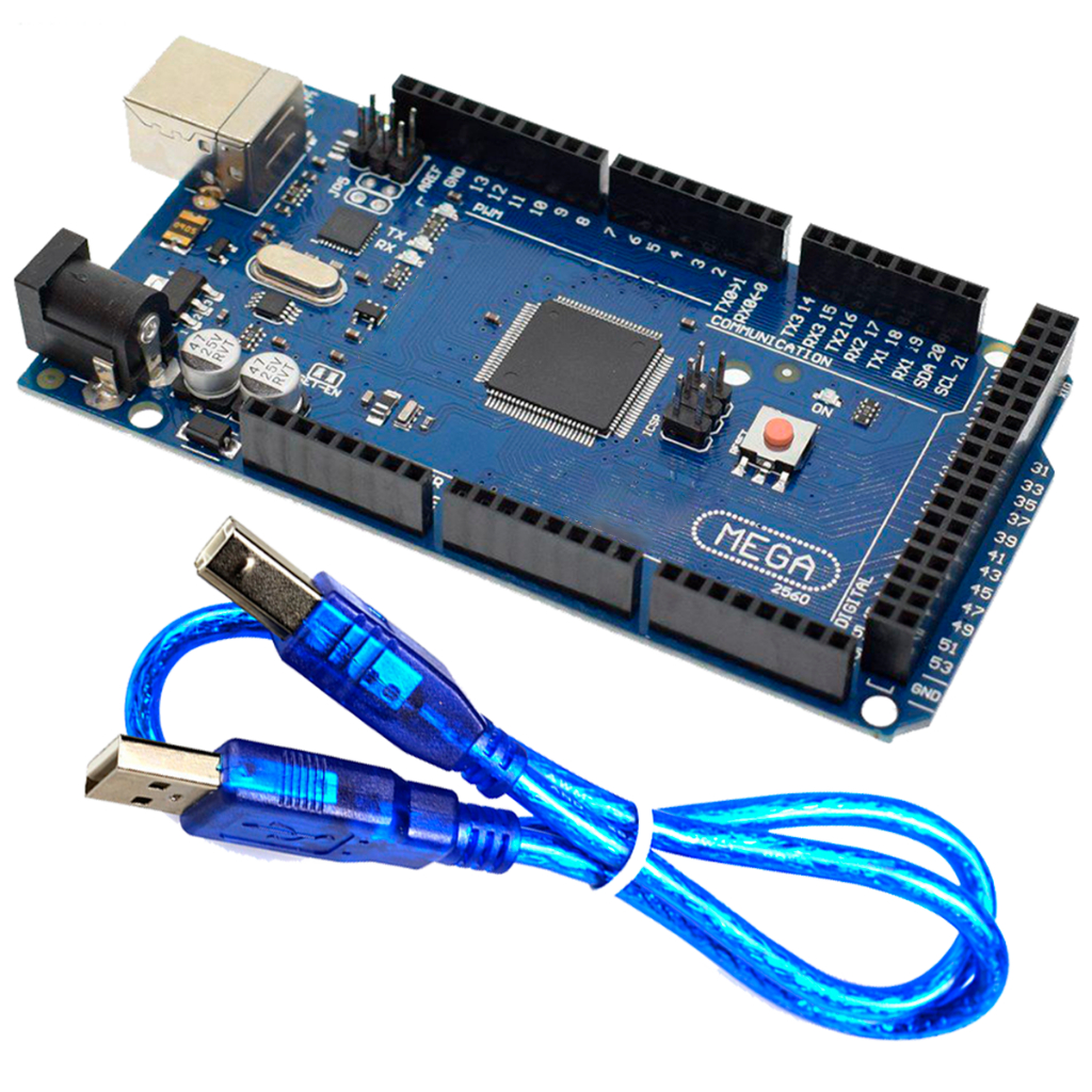 Placa de Desenvolvimento MEGA 2560 R3 Atmega16U2 Compatível com Arduino com Cabo USB | Shopee Brasil