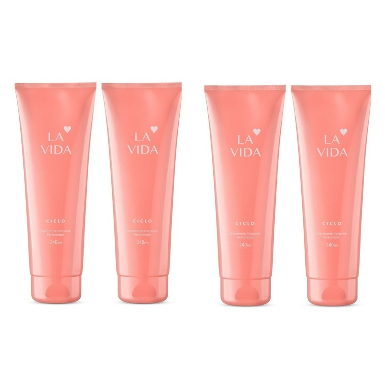 04 Cremes La Vida - 240 Ml | Shopee Brasil