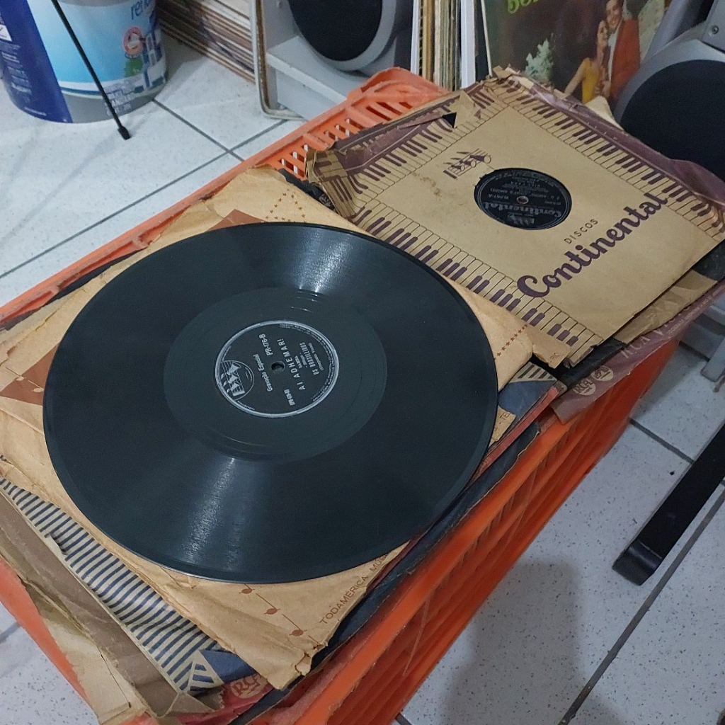 Disco 78rpm 10" discos de acetato vários escolha LEIA A DESCRIÇÃO ...