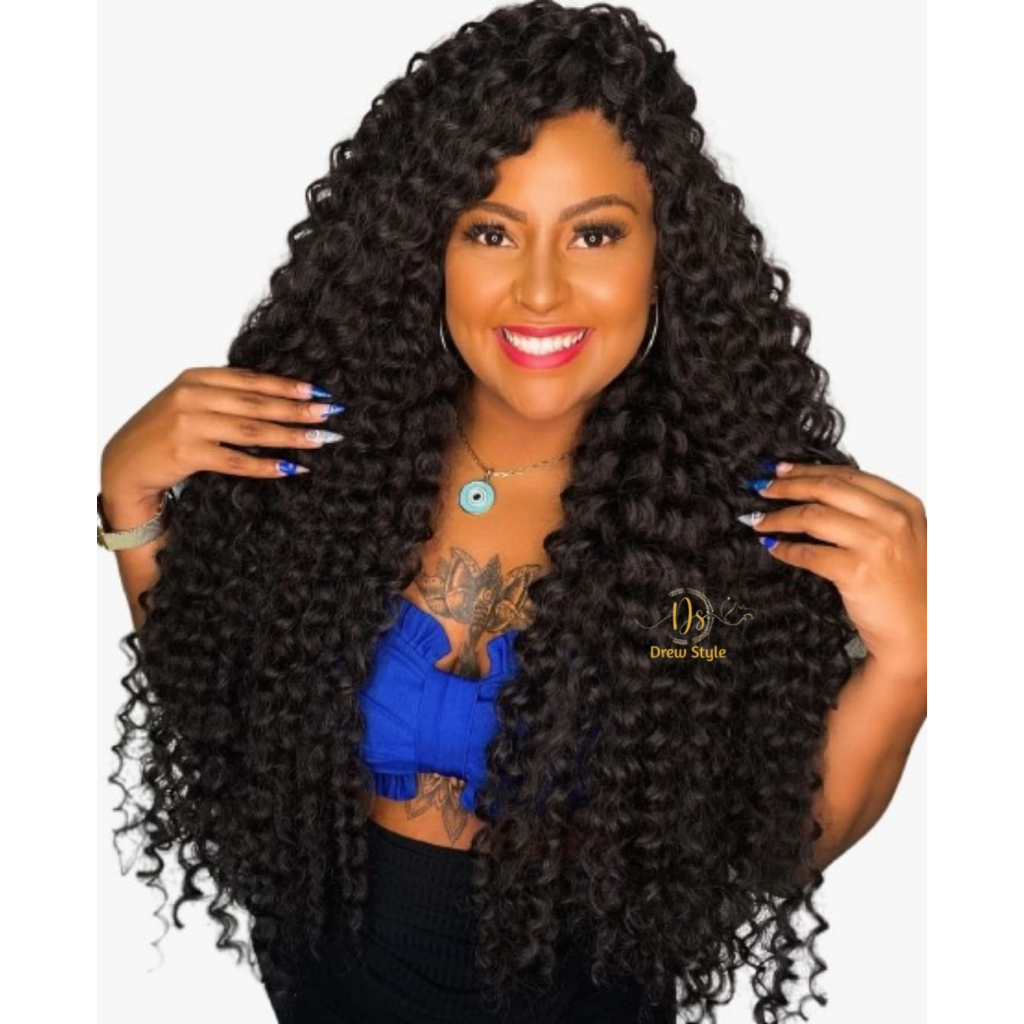 Cabelo Orgânico Cacheado 300gr Bio Fibra 80cm Weng Original - ENVIO ...
