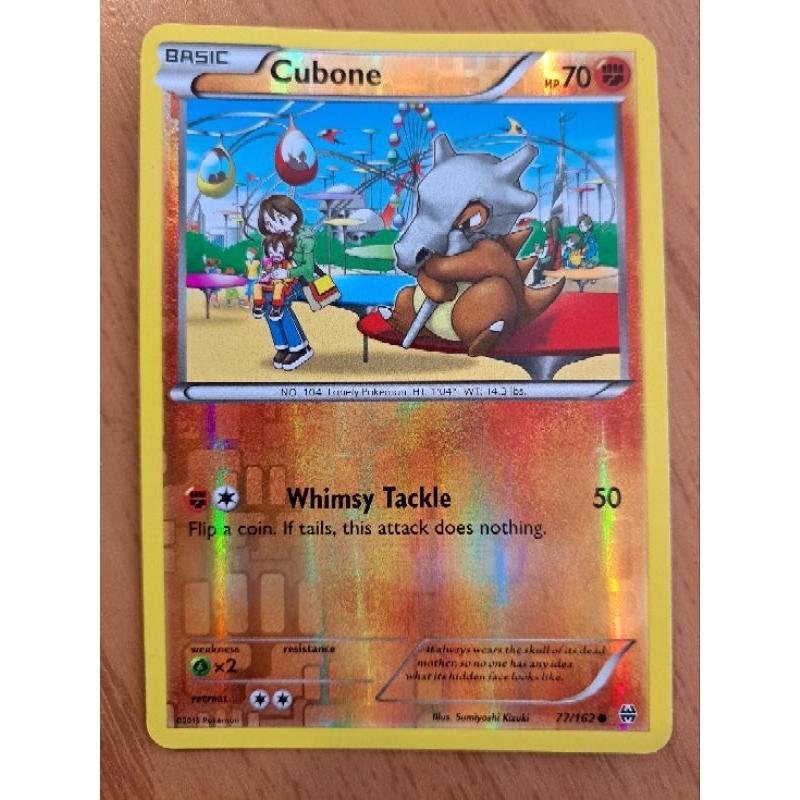Card Pokémon Cubone Reverse Foil Original e Nova | Shopee Brasil