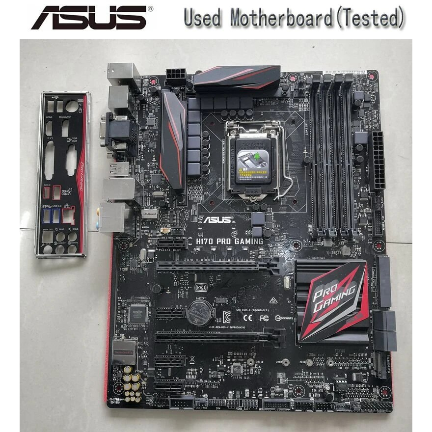 Placa Mãe DDR4 ASUS H170 PRO GAMING (LGA 1151) WINDOWS 10 ATIVADO ...