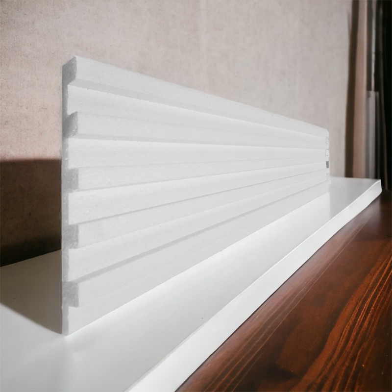 10 placas painel ripado de isopor lambril decoração parede | Shopee Brasil