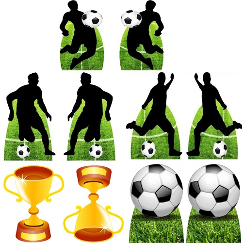 Futebol 10 Display Mesa Festa de 20cm | Shopee Brasil