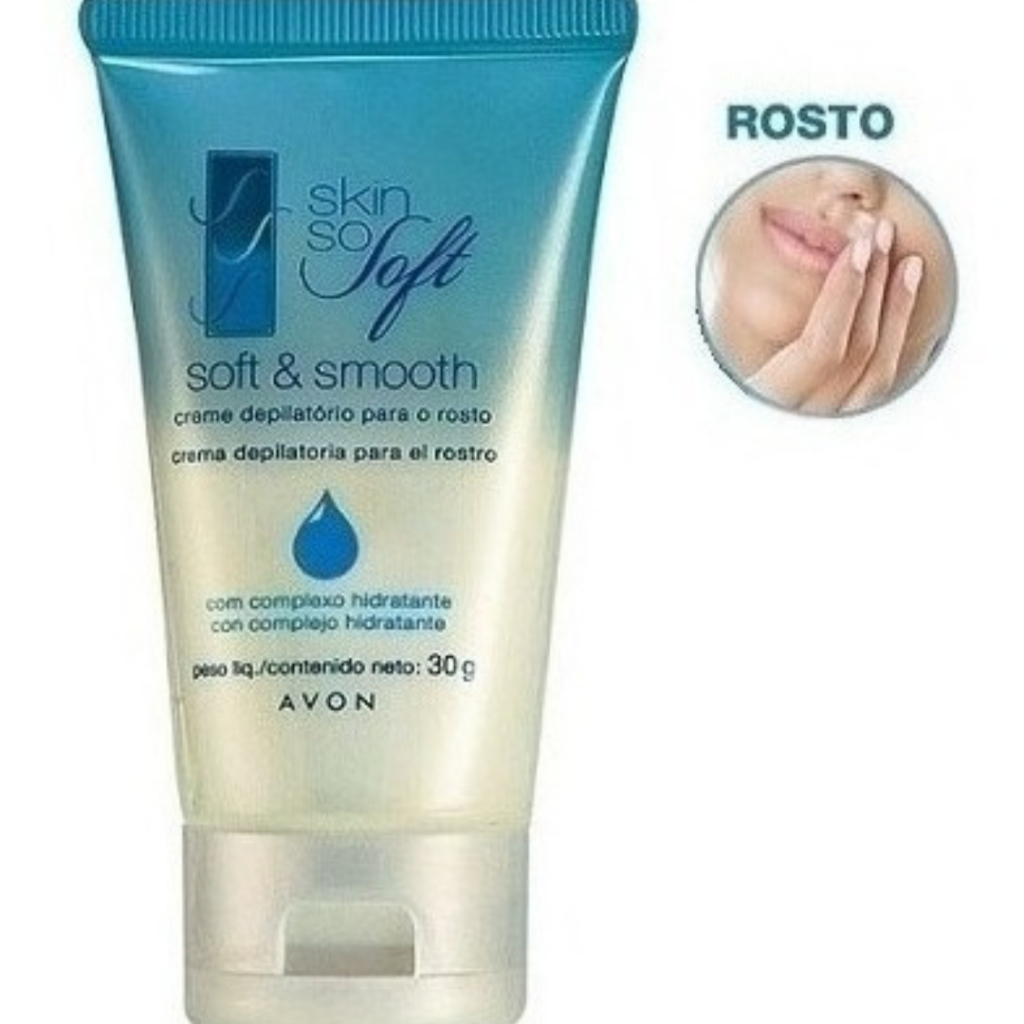 Creme Depilatório Para o Rosto Skin So Soft Avon 30g | Shopee Brasil