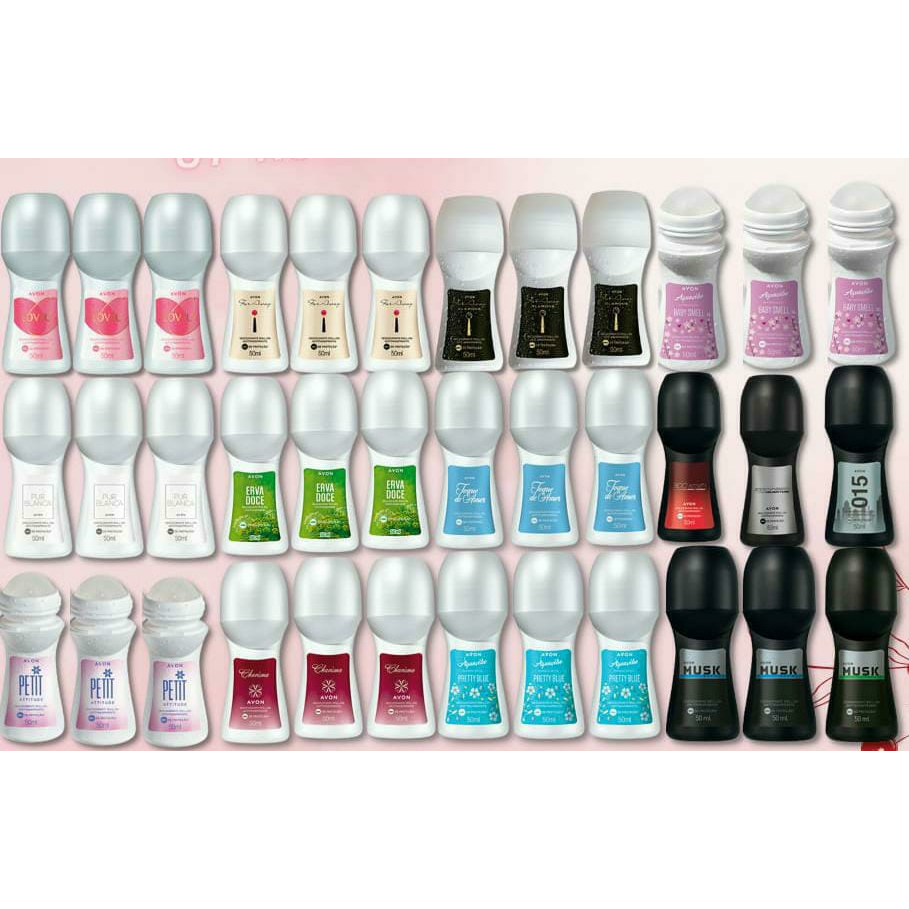 Avon Rollon / Roll on Desodorante antitranspirante- 50ml | Shopee Brasil