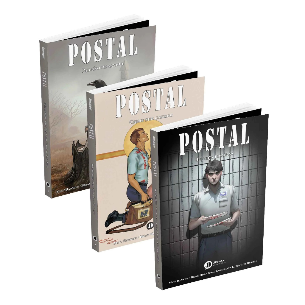 Postal (3 volumes) - Editora JBraga Comunicação | Shopee Brasil