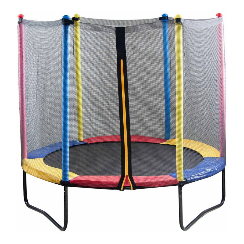 Cama Elástica Pula Pula Infantil 1,40m Colorida Reforçada Segura ...