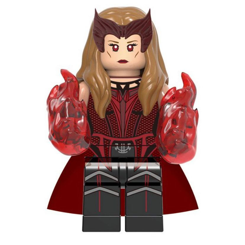 Boneco Feiticeira Escarlate Lego Compatível - Marvel - Wanda Maximoff ...