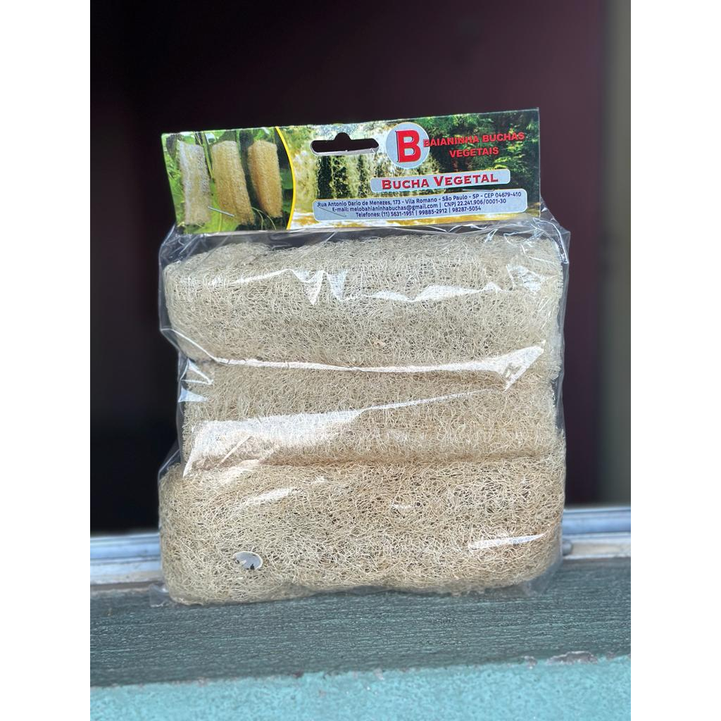 Bucha Vegetal Banho ou Esponja Natural para Limpeza em Geral | Shopee ...