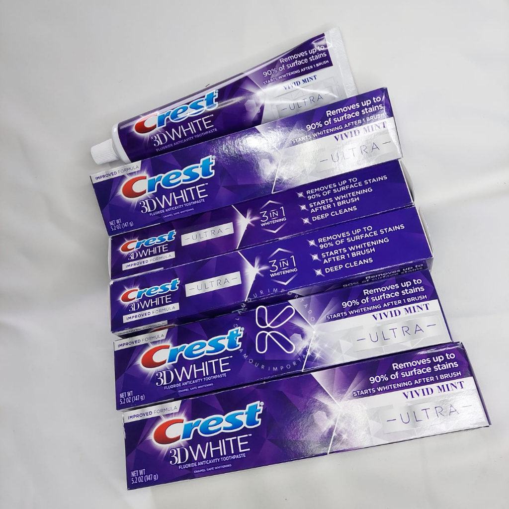 Crest 3d White 147g original dos Estados Unidos. Pasta de dente ...