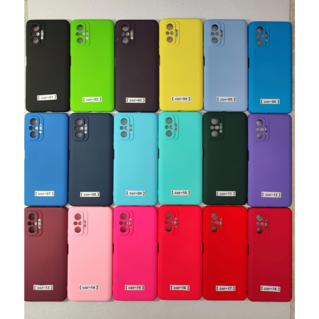 Capa Capinha Anti impacto Para Celular Xiaomi Poco M5S / Note 10S / Note 10 4G - Com Interior ...