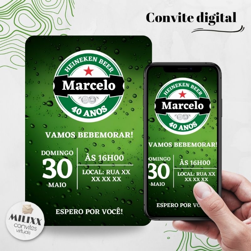 CONVITE DIGITAL DA HEINEKEN | Shopee Brasil
