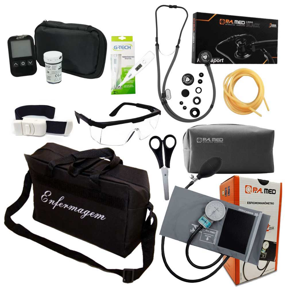 Kit da Enfermagem Esteto Pamed Rappaport Linha Black | Shopee Brasil