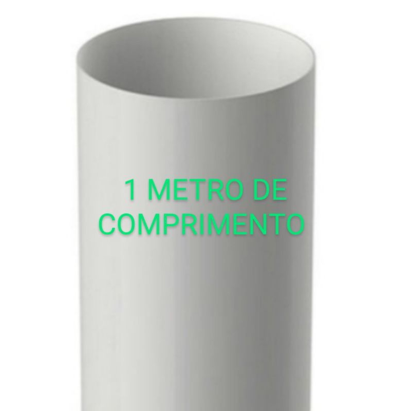 TUBO CANO PVC 150mm (1 METRO DE COMPRIMENTO) ESGOTO | Shopee Brasil