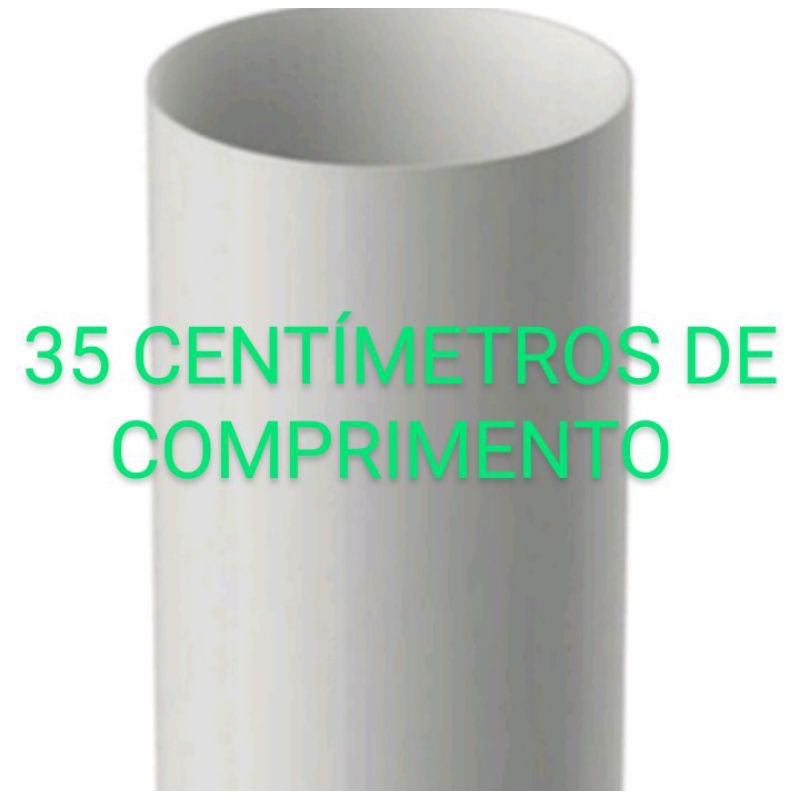 Tubo Cano 100mm ( 35 CENTÍMETROS DE COMPRIMENTO) esgoto | Shopee Brasil