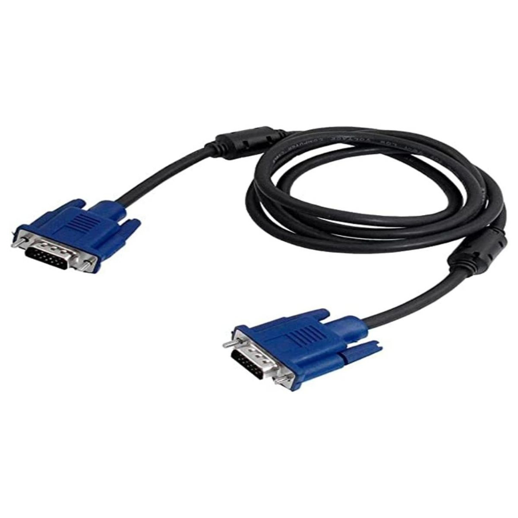 Cabo Vga Monitor Projetor Lcd Pc Tv 1.5Metro | Shopee Brasil