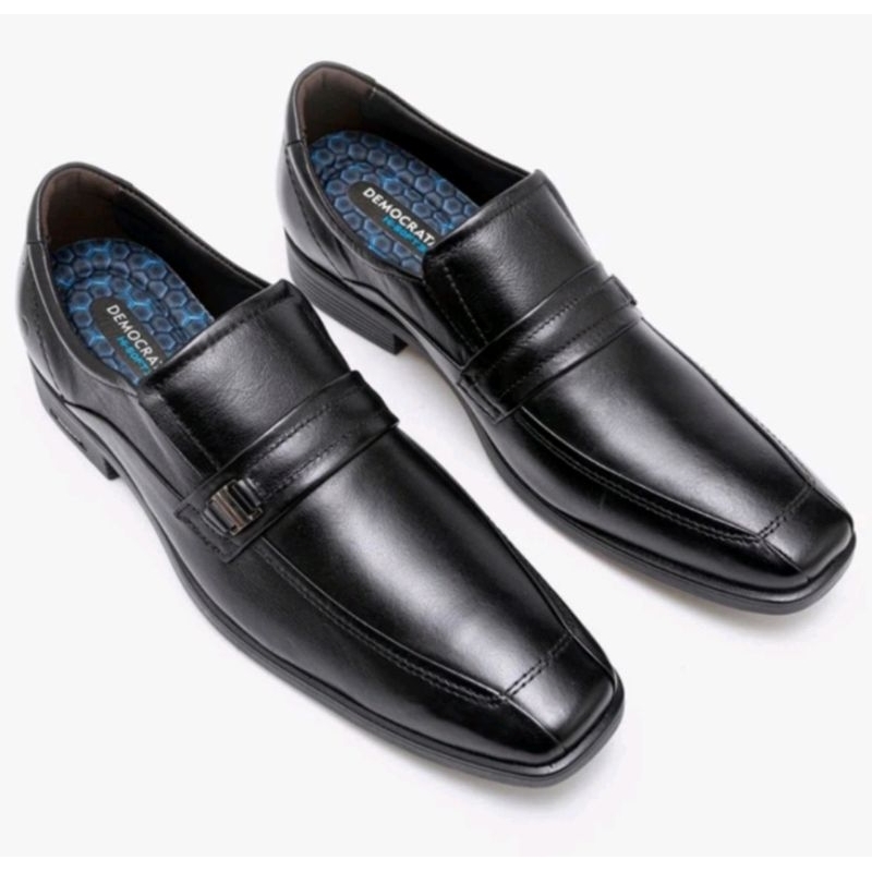 Sapato Social Masculino Democrata Pointer Hi Soft em Couro 250102 | Shopee Brasil