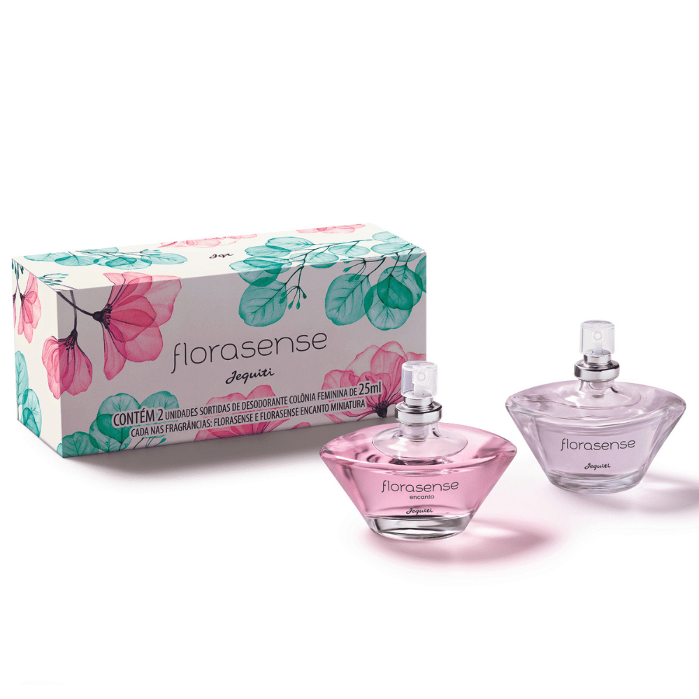 Estojo Florasense Jequiti Florasense + Florasense Encanto 2 x 25ml ...