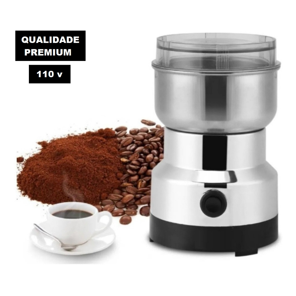 Moedor Triturador Elétrico De Café Grãos Sementes Inoxidável Ultra ...