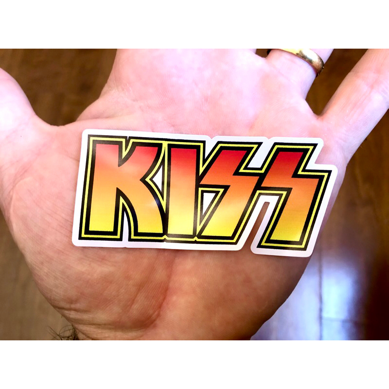 Adesivo Sticker Banda Kiss Rock | Shopee Brasil