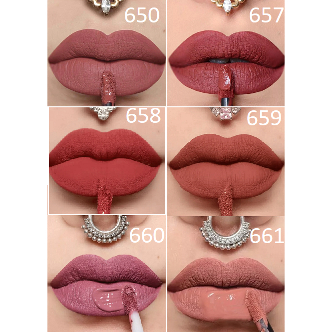 Batom Matte Max Love Líquido Longa Duração 30 horas Escolha Cores ...