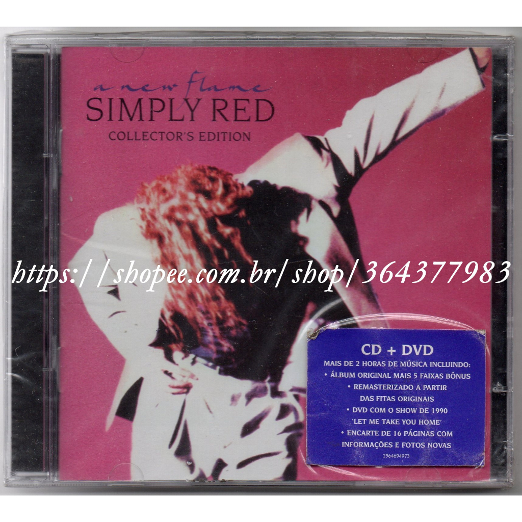 Simply Red - A New Flame (CD+DVD) | Shopee Brasil