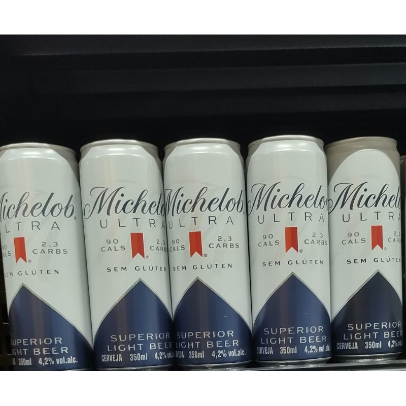 Cerveja Michelob Ultra Lata s/ Glúten 350 ml (05 unid) | Shopee Brasil