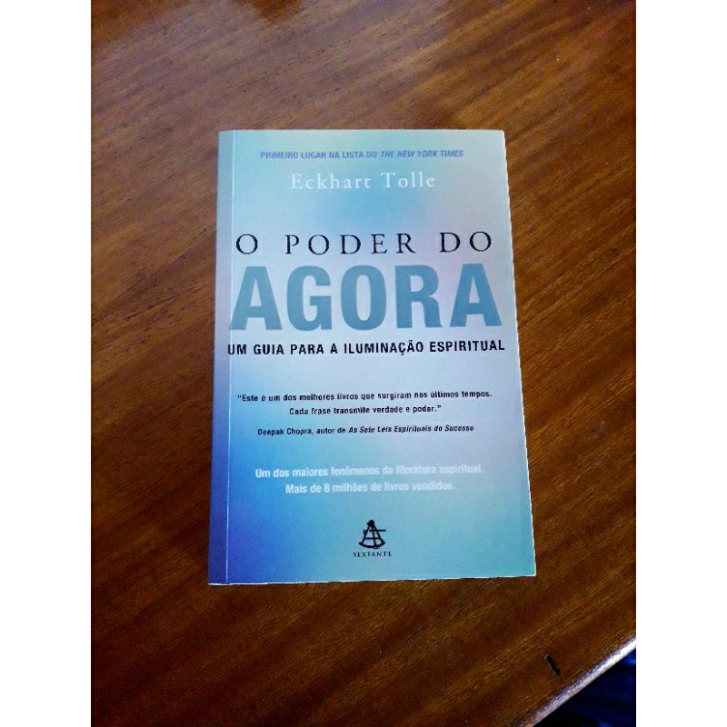 Livro O Poder Do Agora Eckhart Tolle | Shopee Brasil