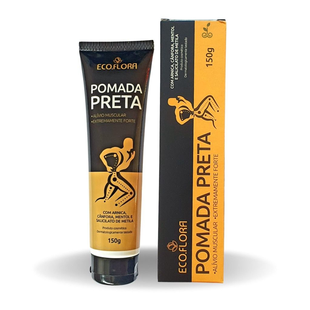 Pomada Preta Para Dores Musculares 150g - Eco.Flora | Shopee Brasil